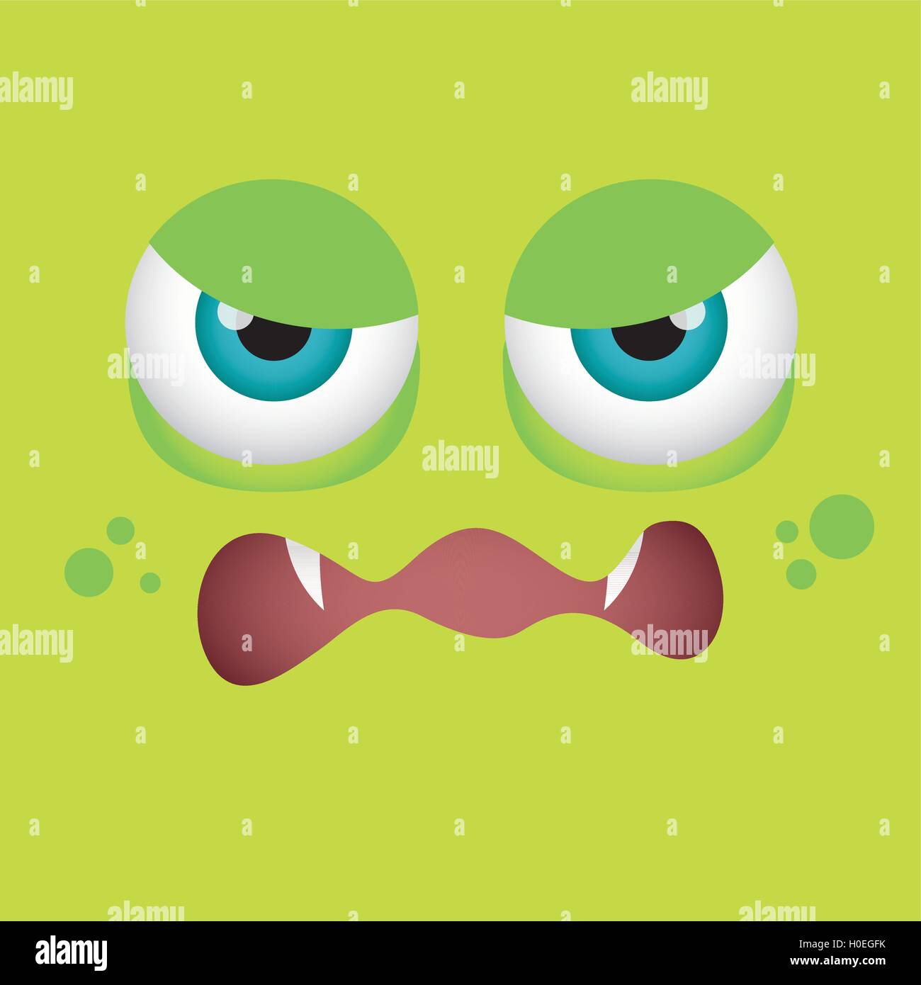 Cartoon Expression Face Stock Vector Image Art Alamy