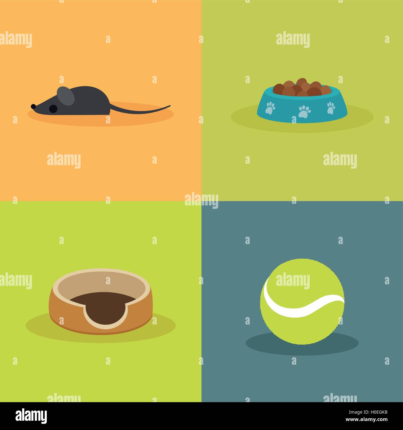 Pet shop objects Stock Vector Image & Art - Alamy
