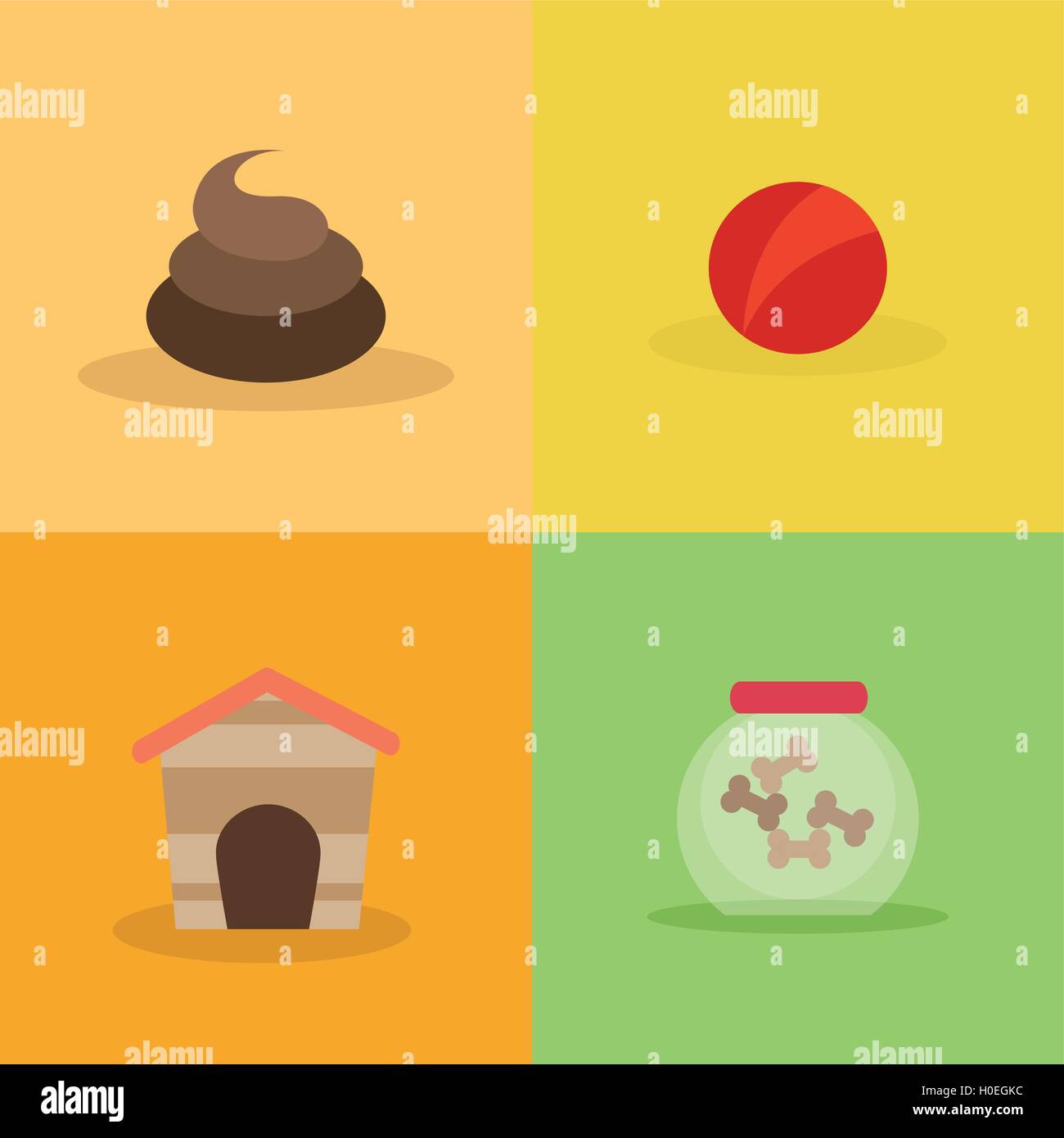 Pet shop objects Stock Vector Image & Art - Alamy