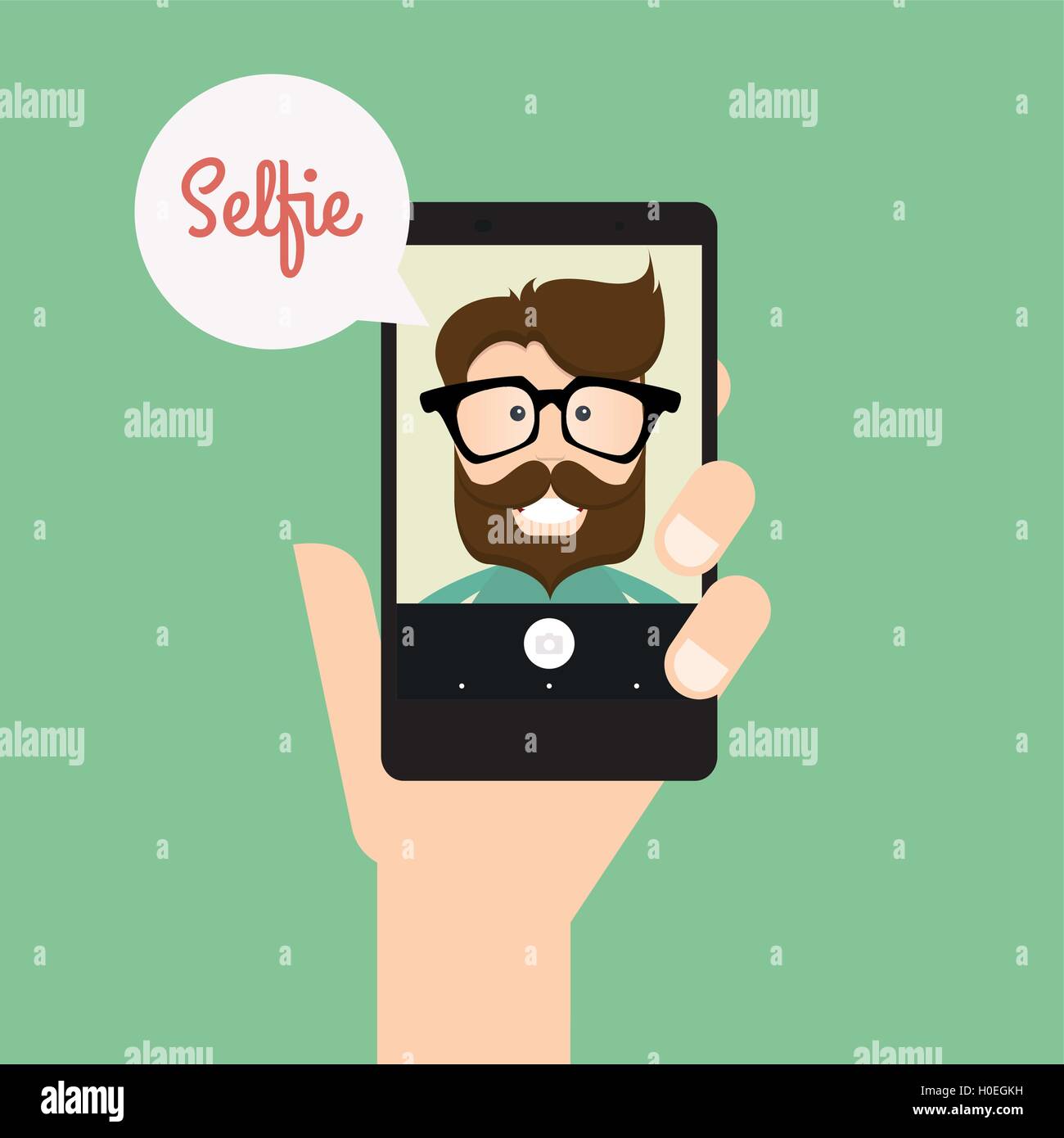 Cute Selfie background Stock Vector Image & Art - Alamy