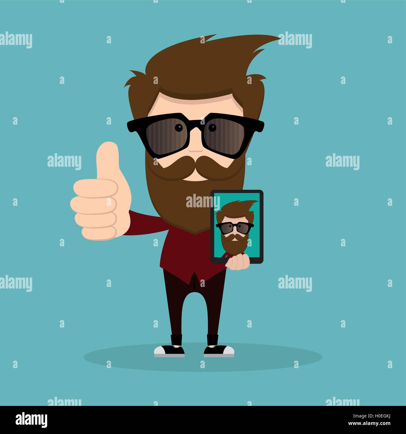 Cute Selfie background Stock Vector Image & Art - Alamy