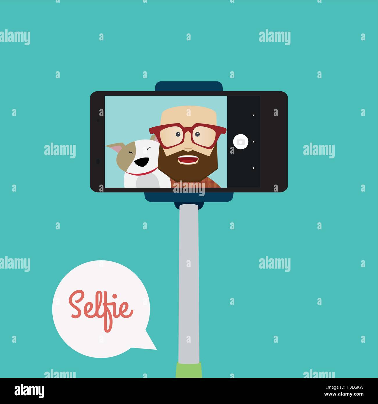 Cute Selfie background Stock Vector Image & Art - Alamy