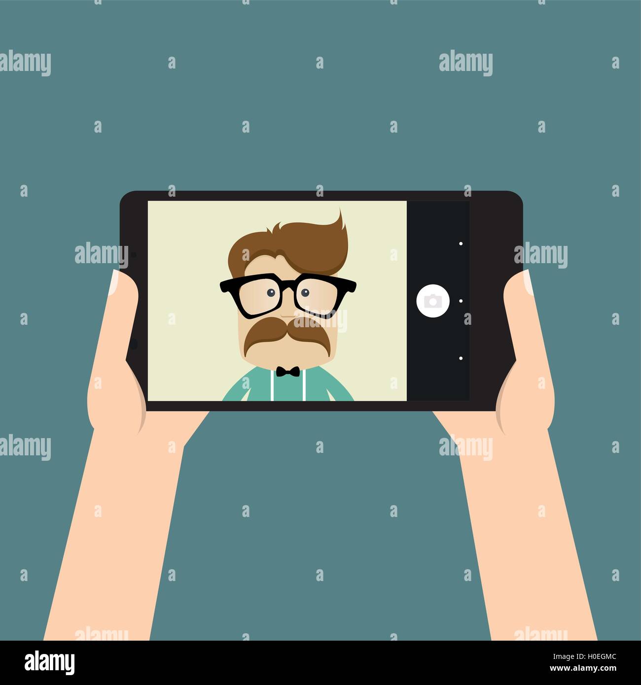 Cute Selfie background Stock Vector Image & Art - Alamy