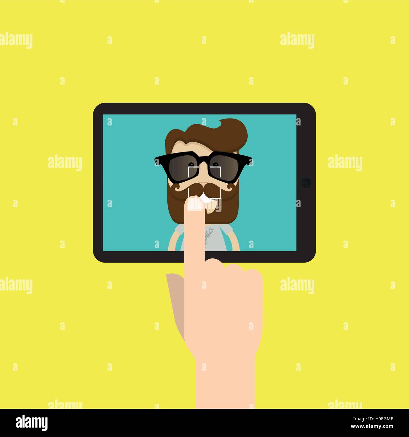 Cute Selfie background Stock Vector Image & Art - Alamy