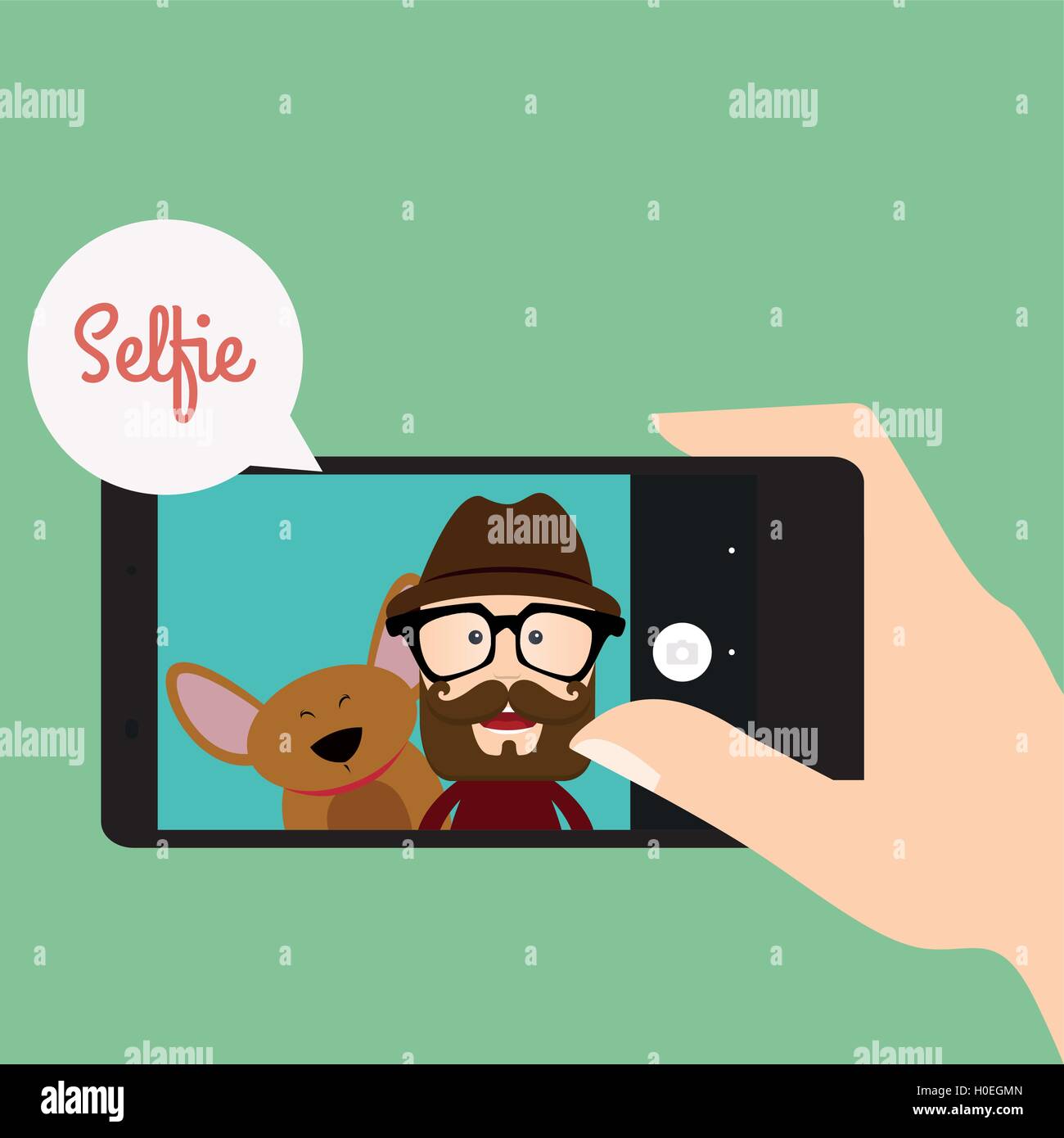 Cute Selfie background Stock Vector Image & Art - Alamy