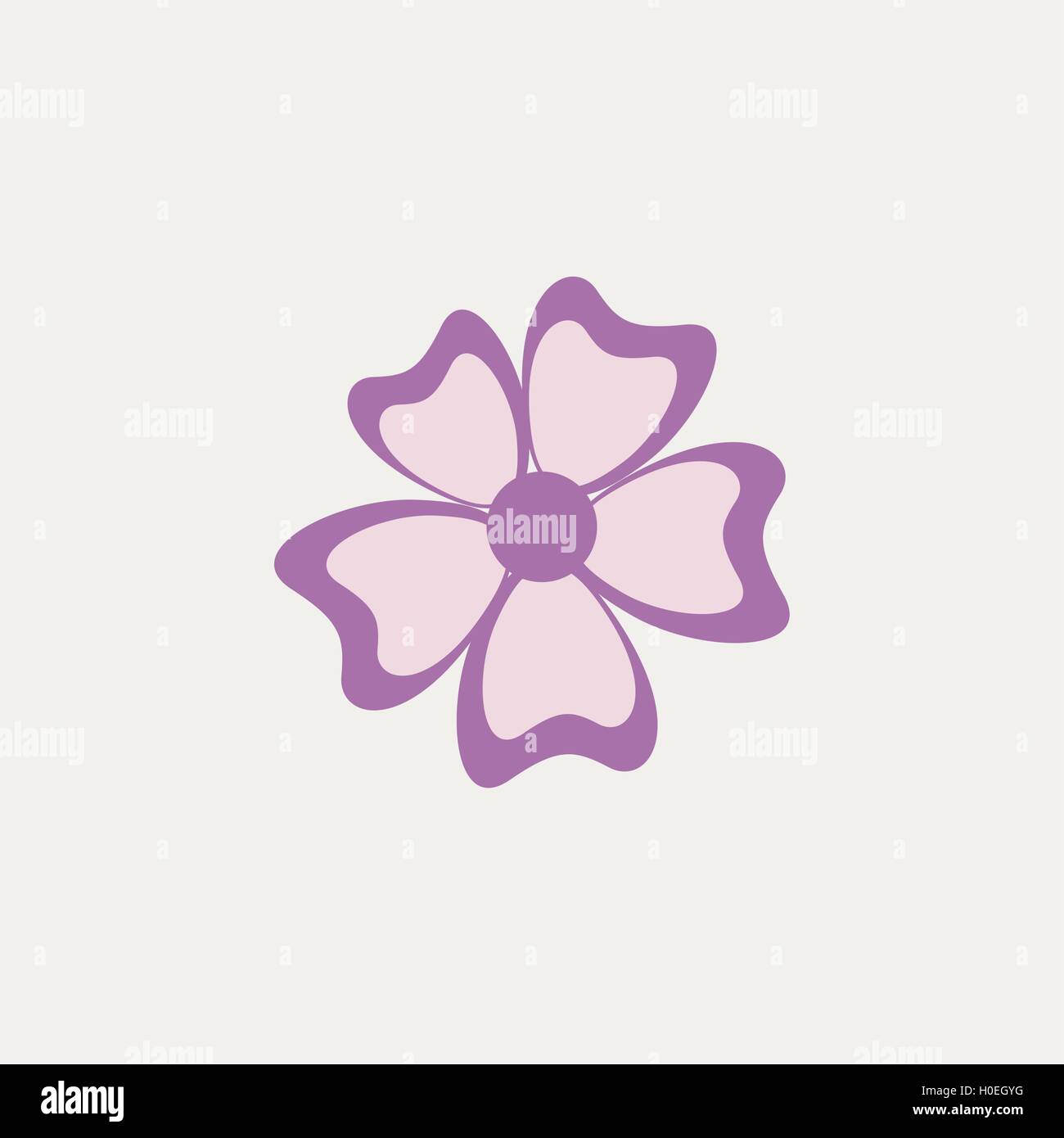 Abstract cute flower Stock Vector Image & Art - Alamy