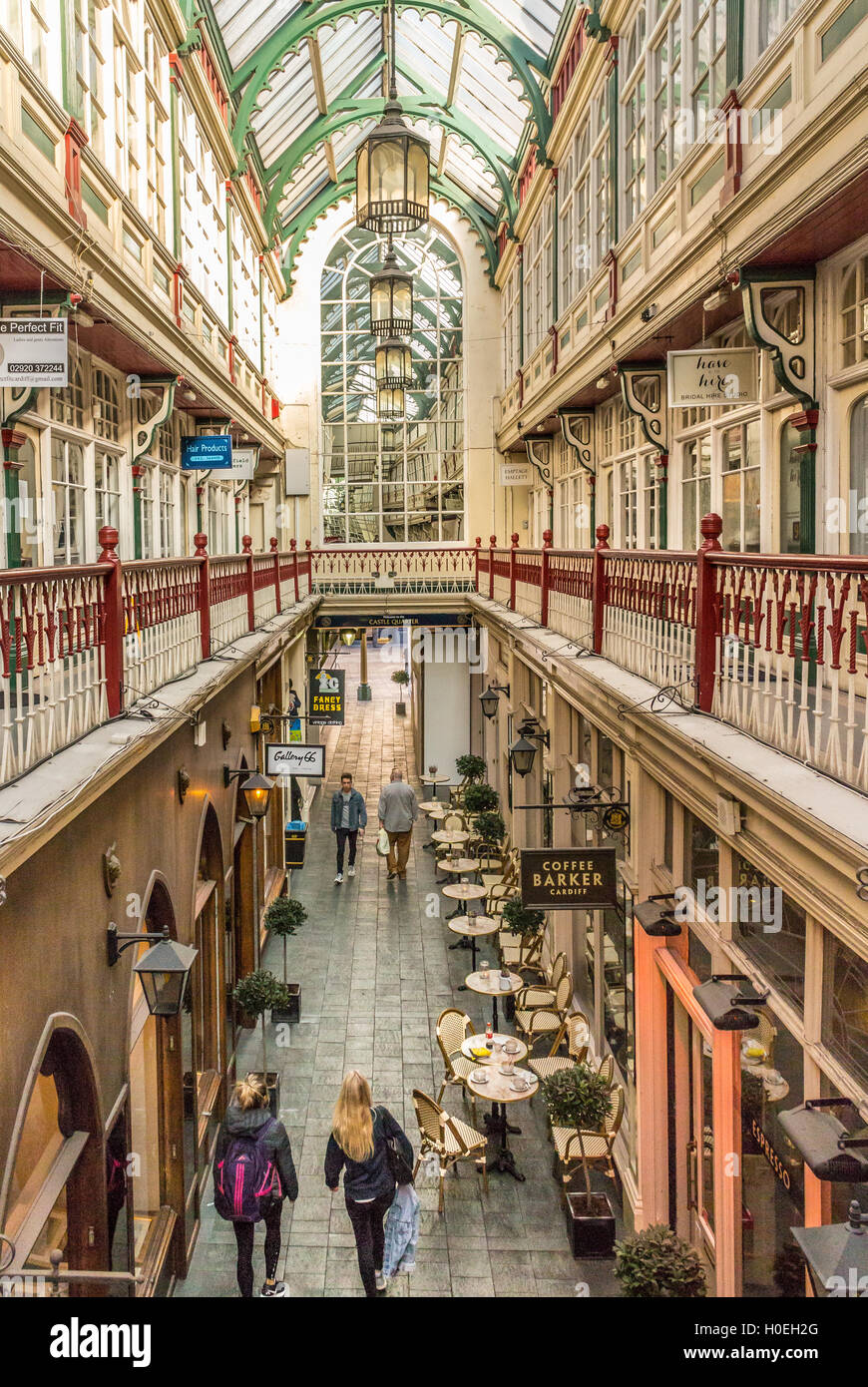 Old arcade cardiff hi-res stock photography and images - Alamy