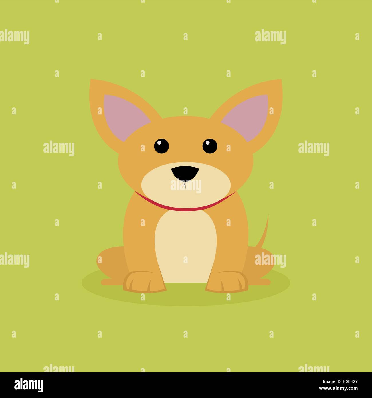 Cute Cartoon Dog Stock Vector Image & Art - Alamy