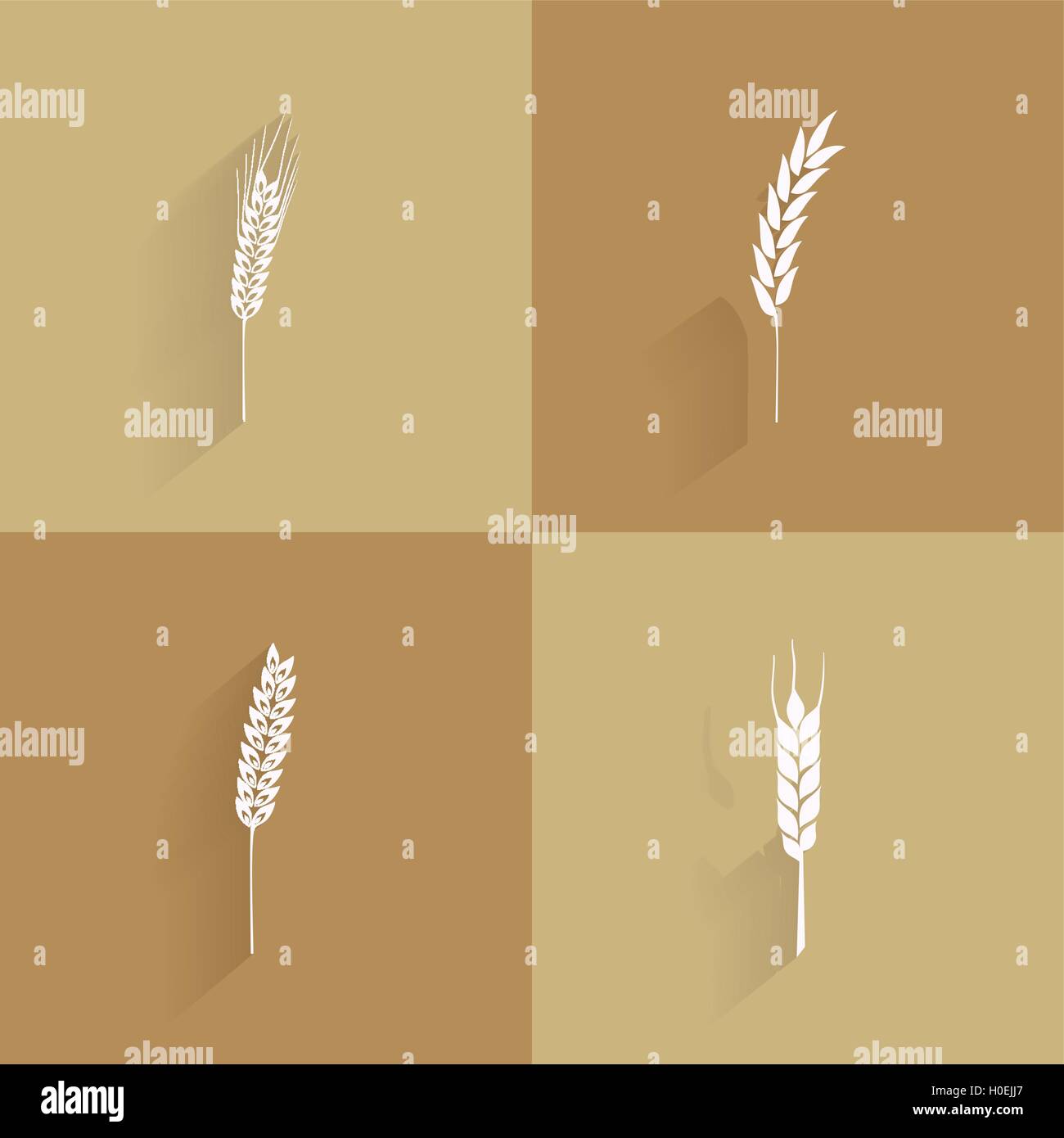 Delicious wheat icons Stock Vector Image & Art - Alamy