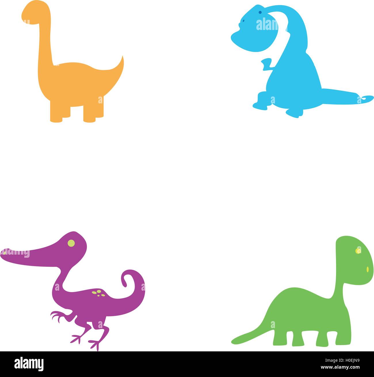 Cute Dinosaur Toys Stock Vector Image & Art - Alamy