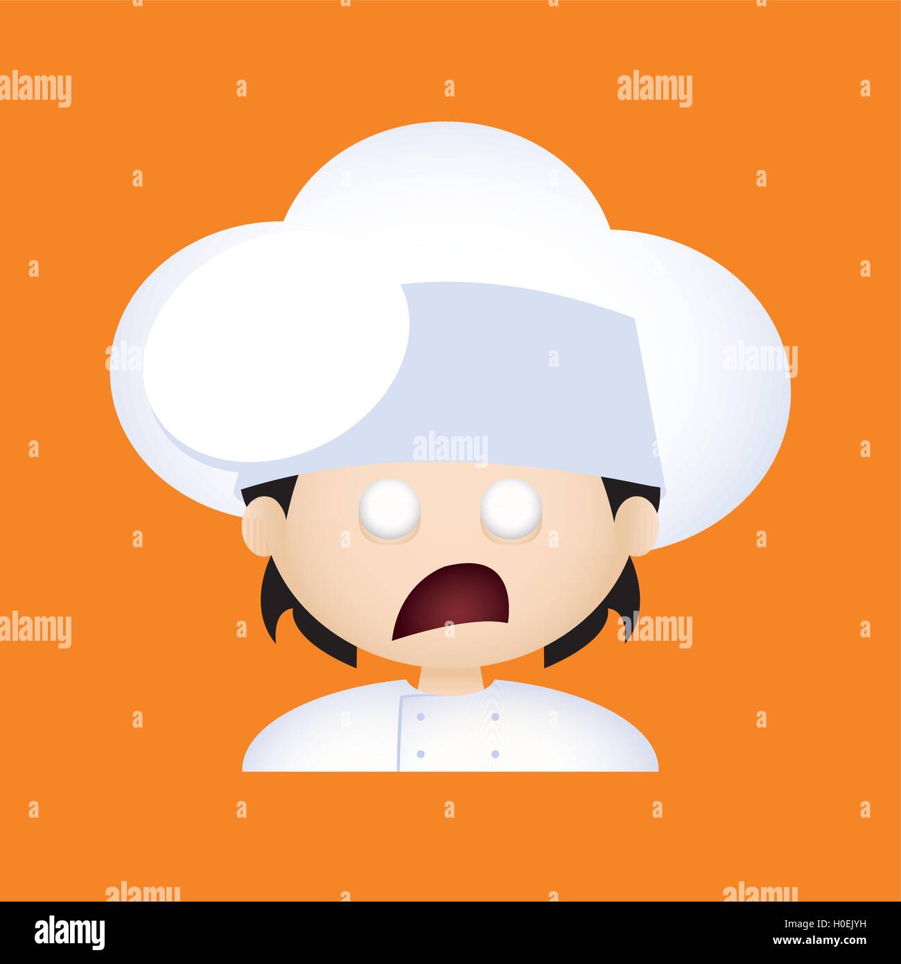 Chef Expression Face Stock Vector Image & Art - Alamy
