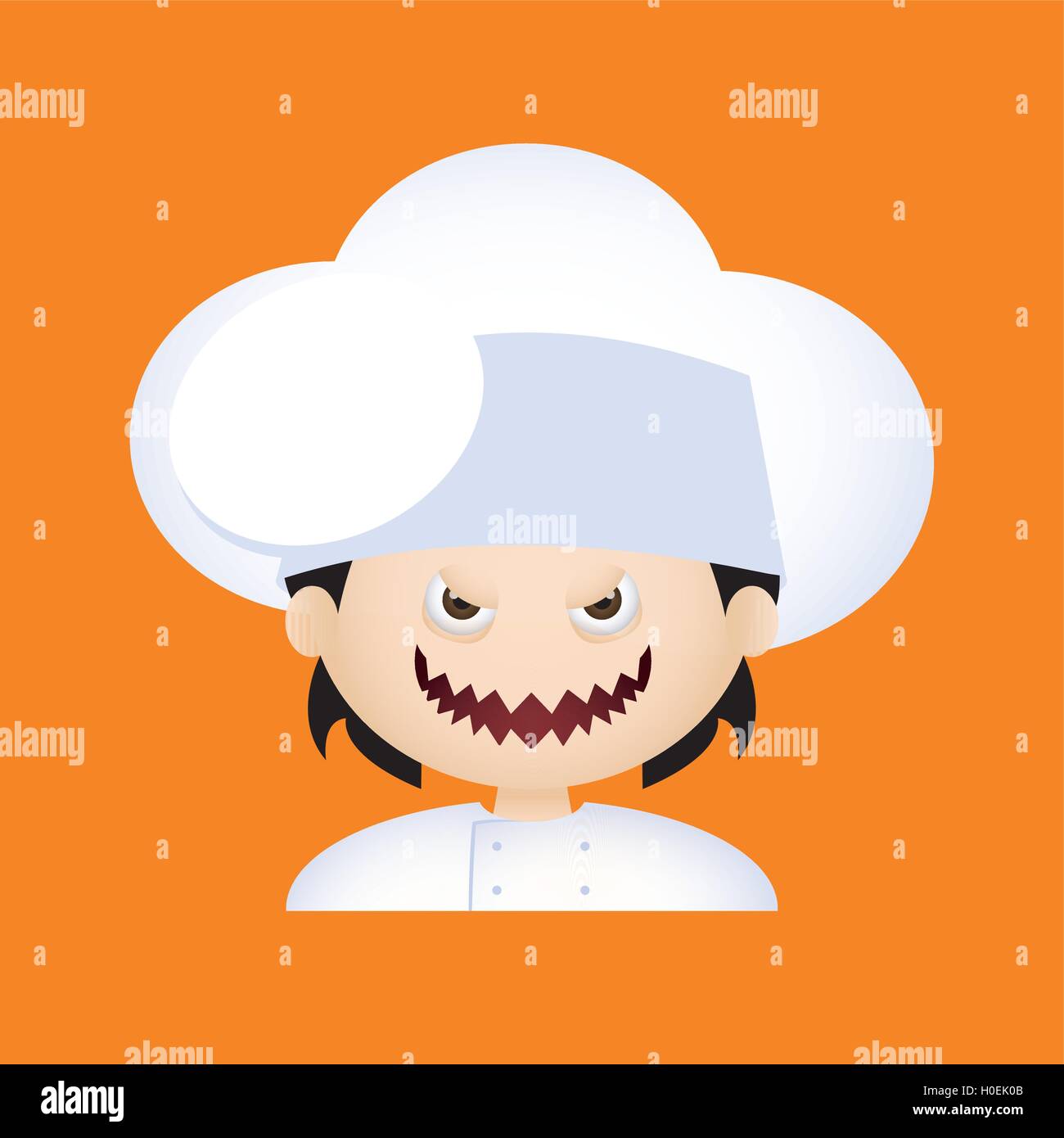 Chef Expression Face Stock Vector Image & Art - Alamy