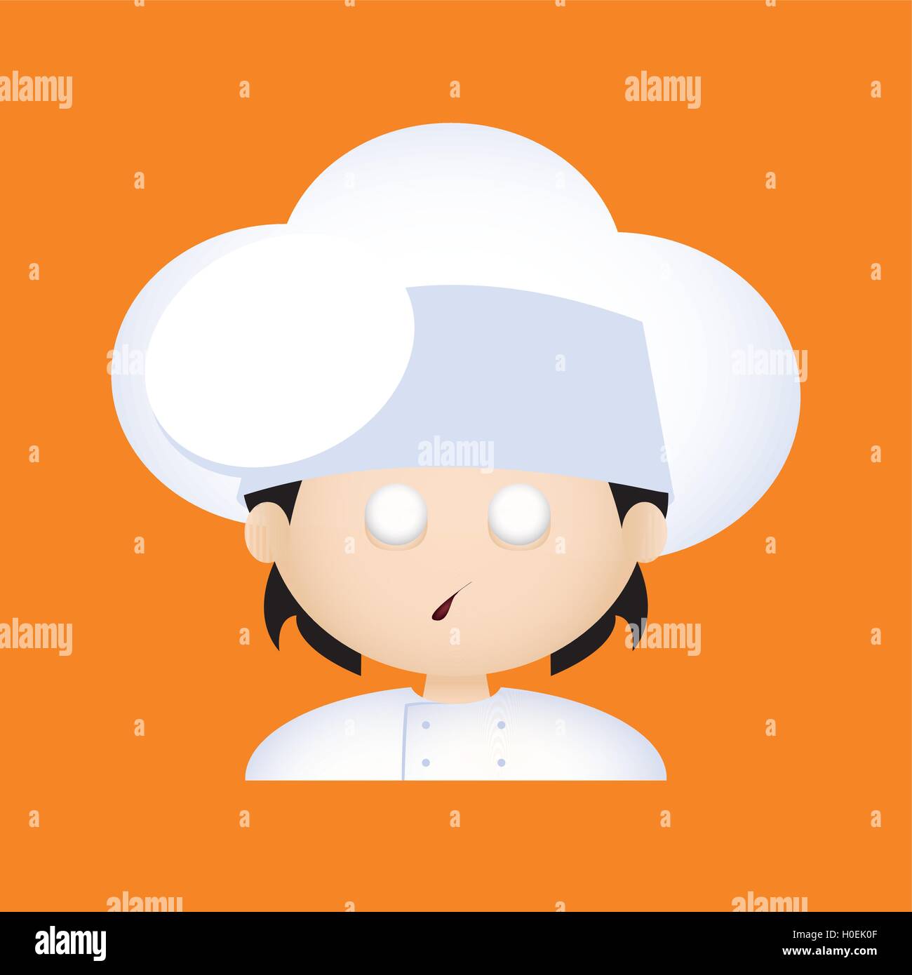 Chef Expression Face Stock Vector Image & Art - Alamy