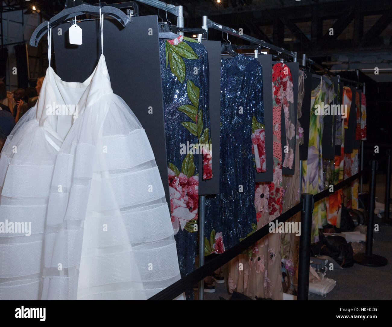 Backstage fashion show dresses hi-res stock photography and images - Alamy