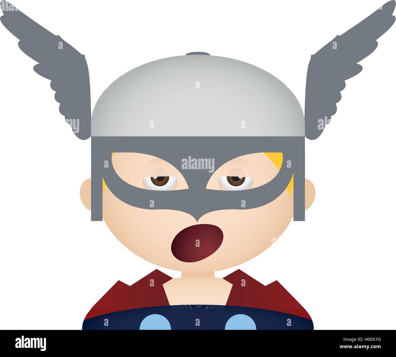 Costume Facial Expression Stock Vector Image & Art - Alamy