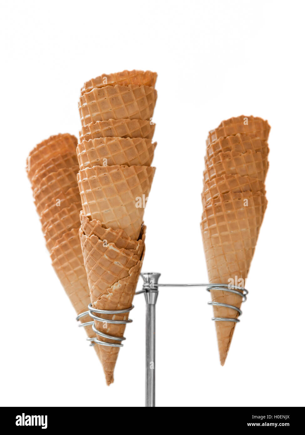 Wafer ice cream cones hi-res stock photography and images - Alamy