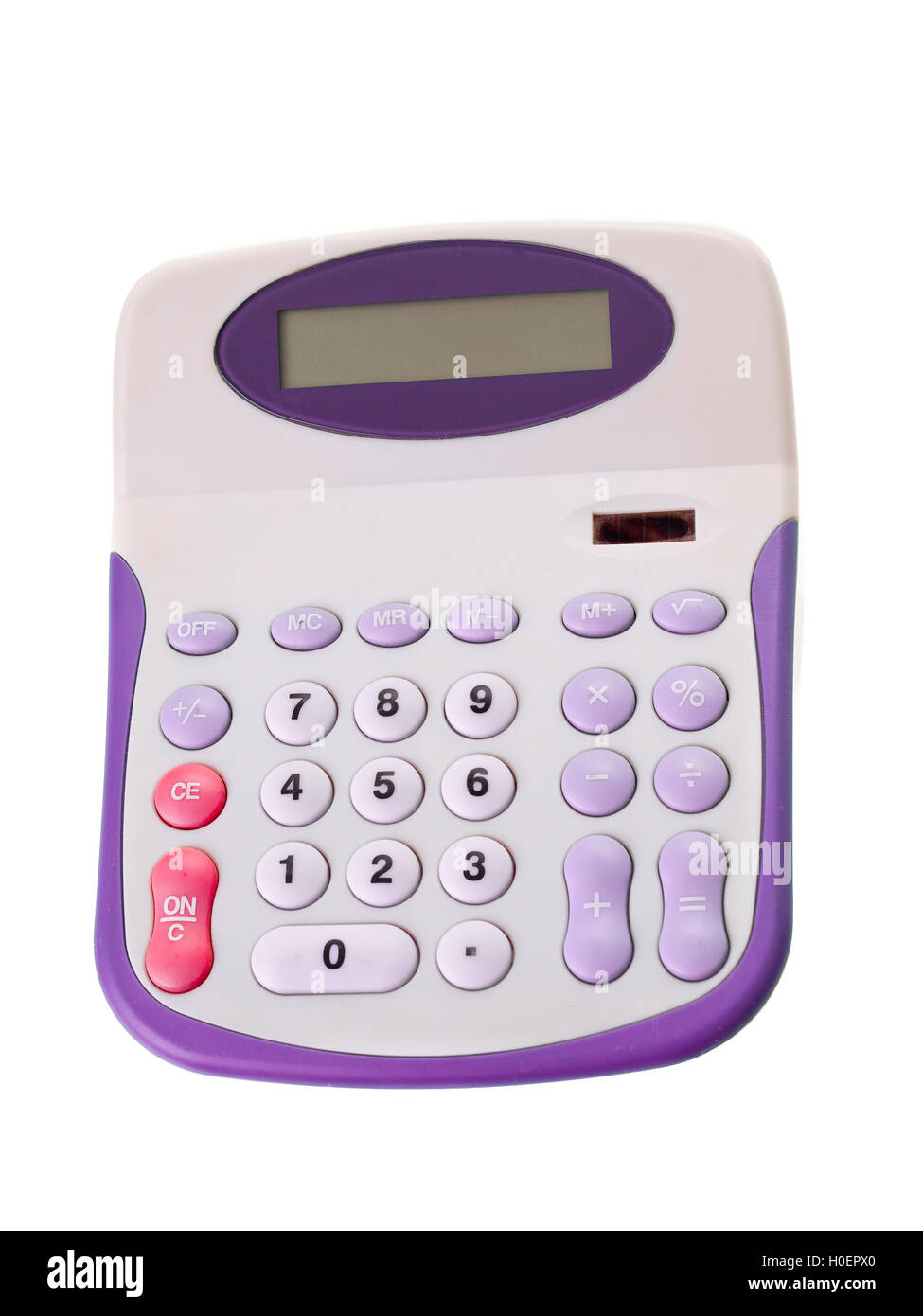 Purple calculator hi-res stock photography and images - Alamy