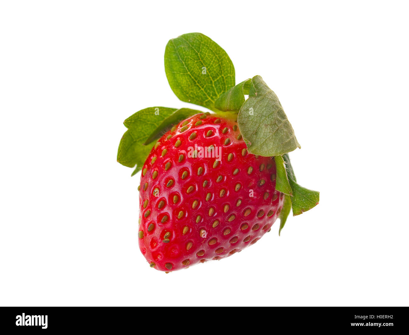 Strawberry isolated on white background Stock Photo - Alamy