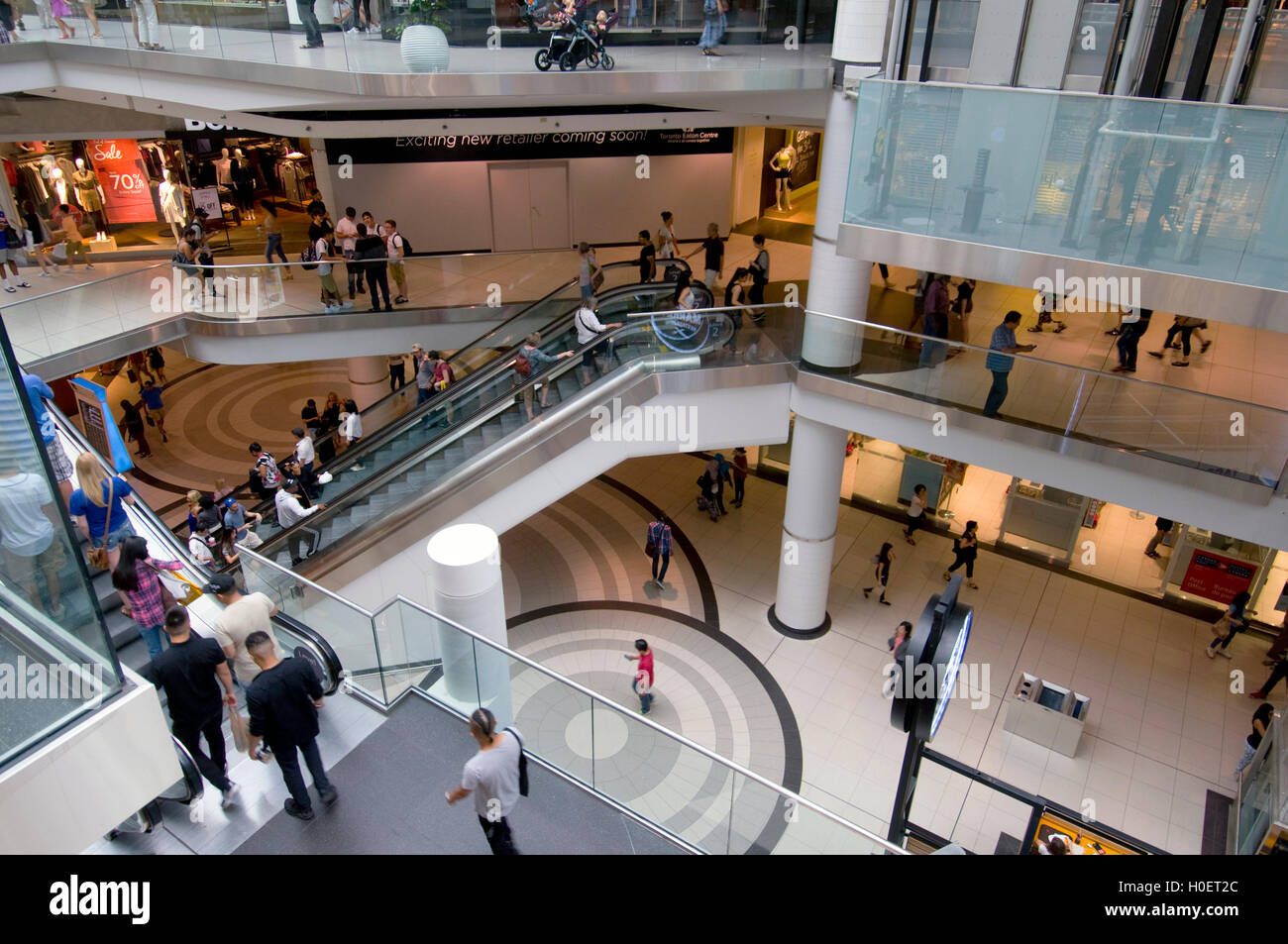Eaton Centre Downtown Toronto Stock Photo - Alamy