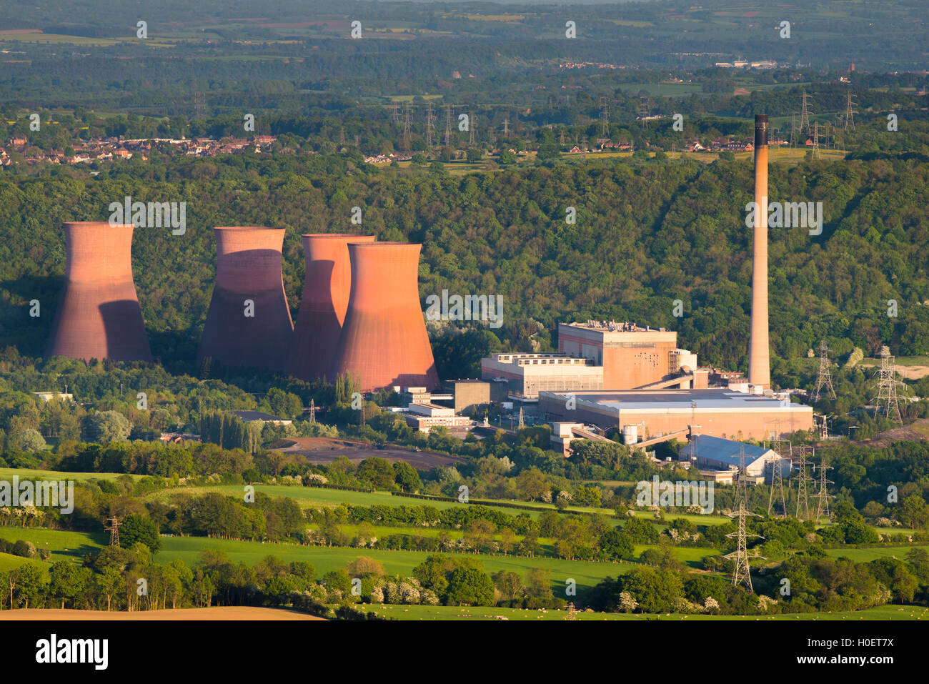 Ironbridge Power Station at Buildwas, Shropshire, England, UK. It ...