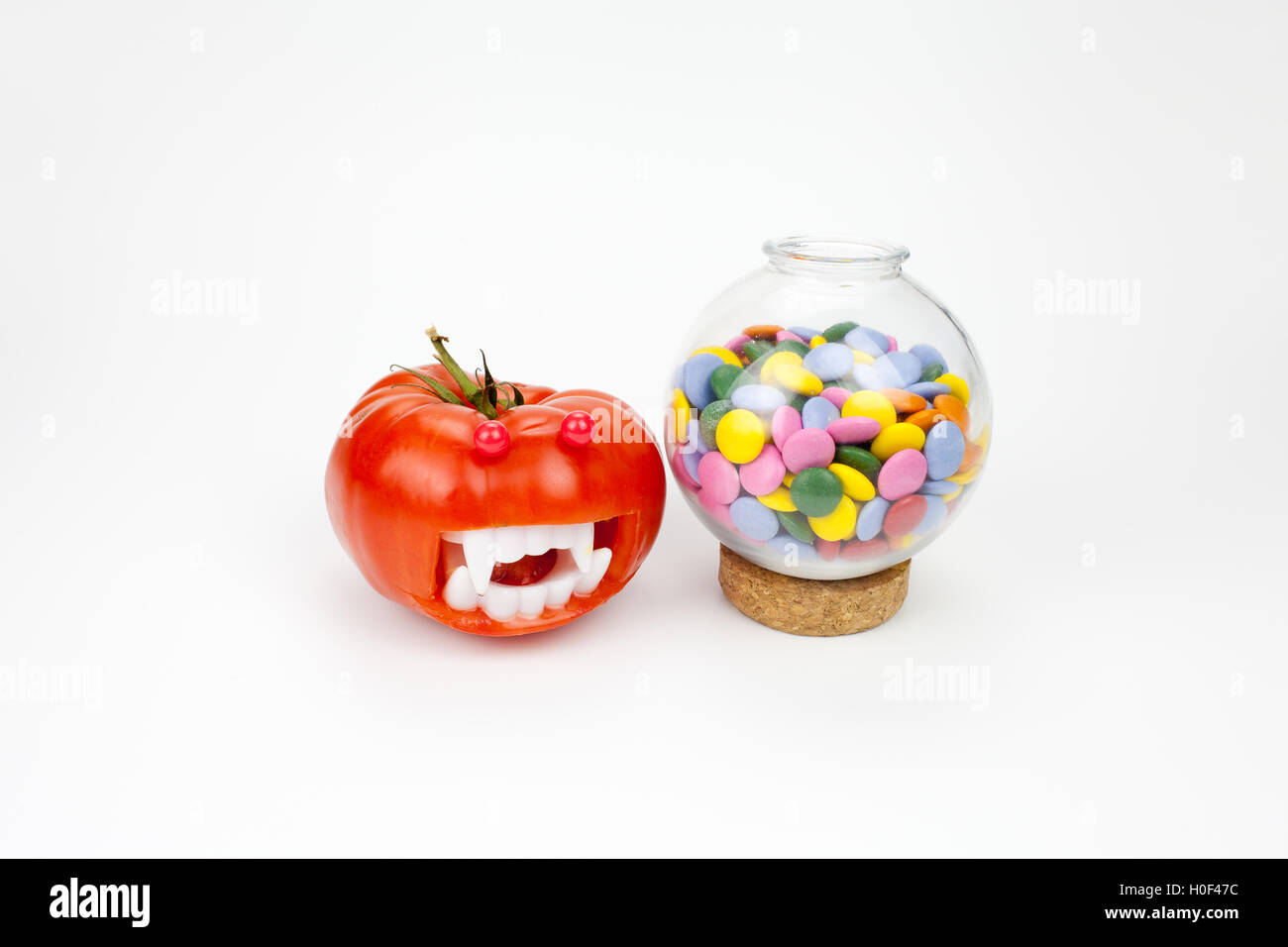 The Vampire Tomato - Halloween Series Stock Photo - Alamy