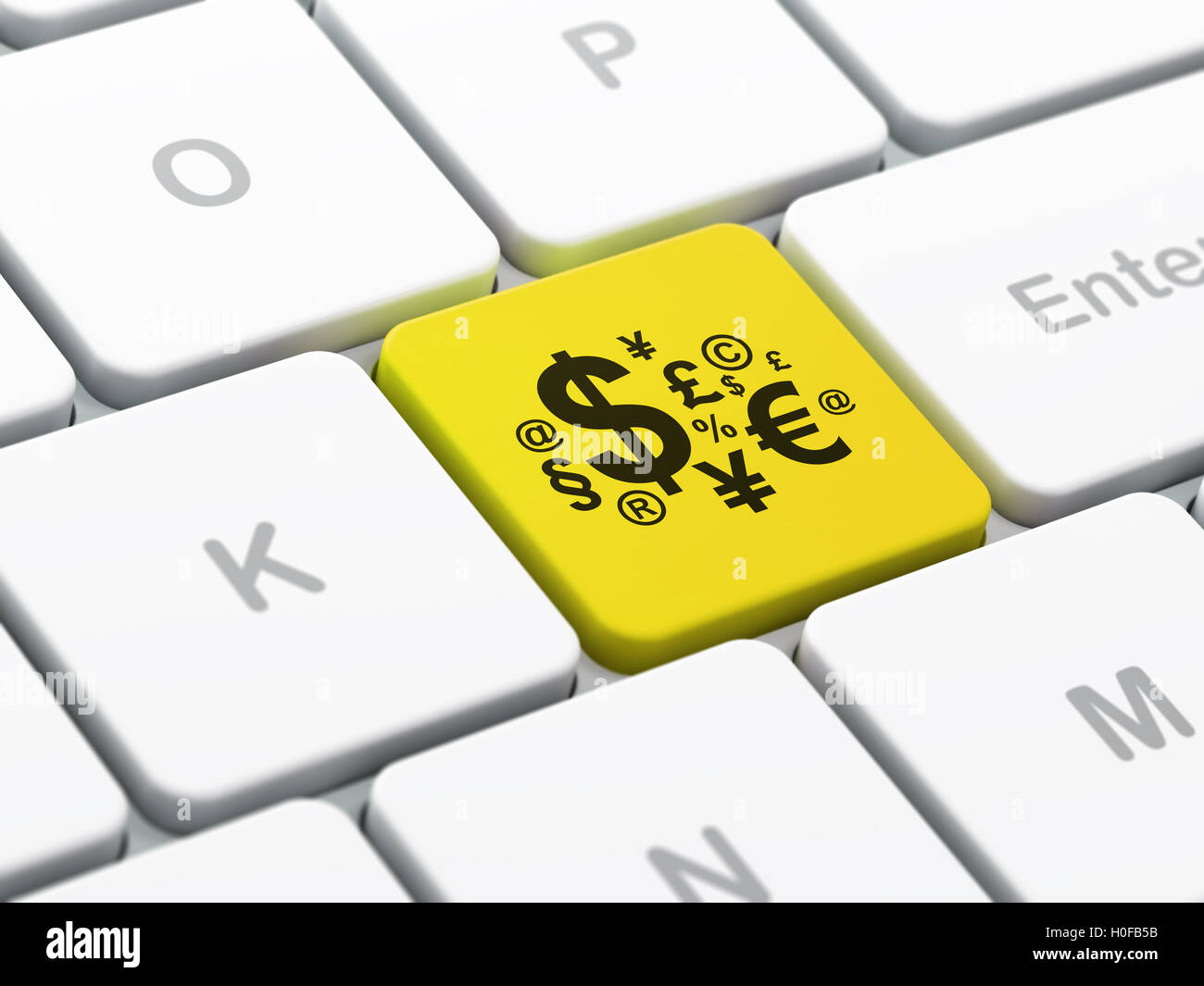 Marketing concept: Finance Symbol on computer keyboard Stock Photo - Alamy