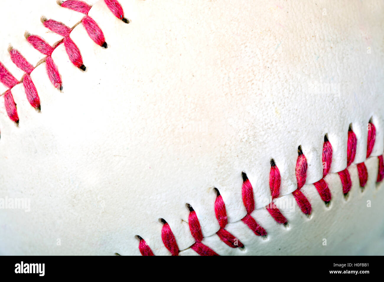Old worn baseball texture hi-res stock photography and images - Alamy