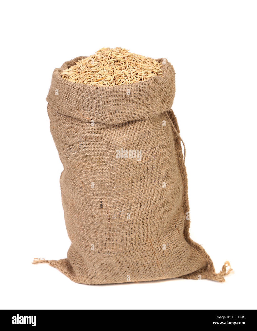 Wheat grains in the bag Stock Photo - Alamy