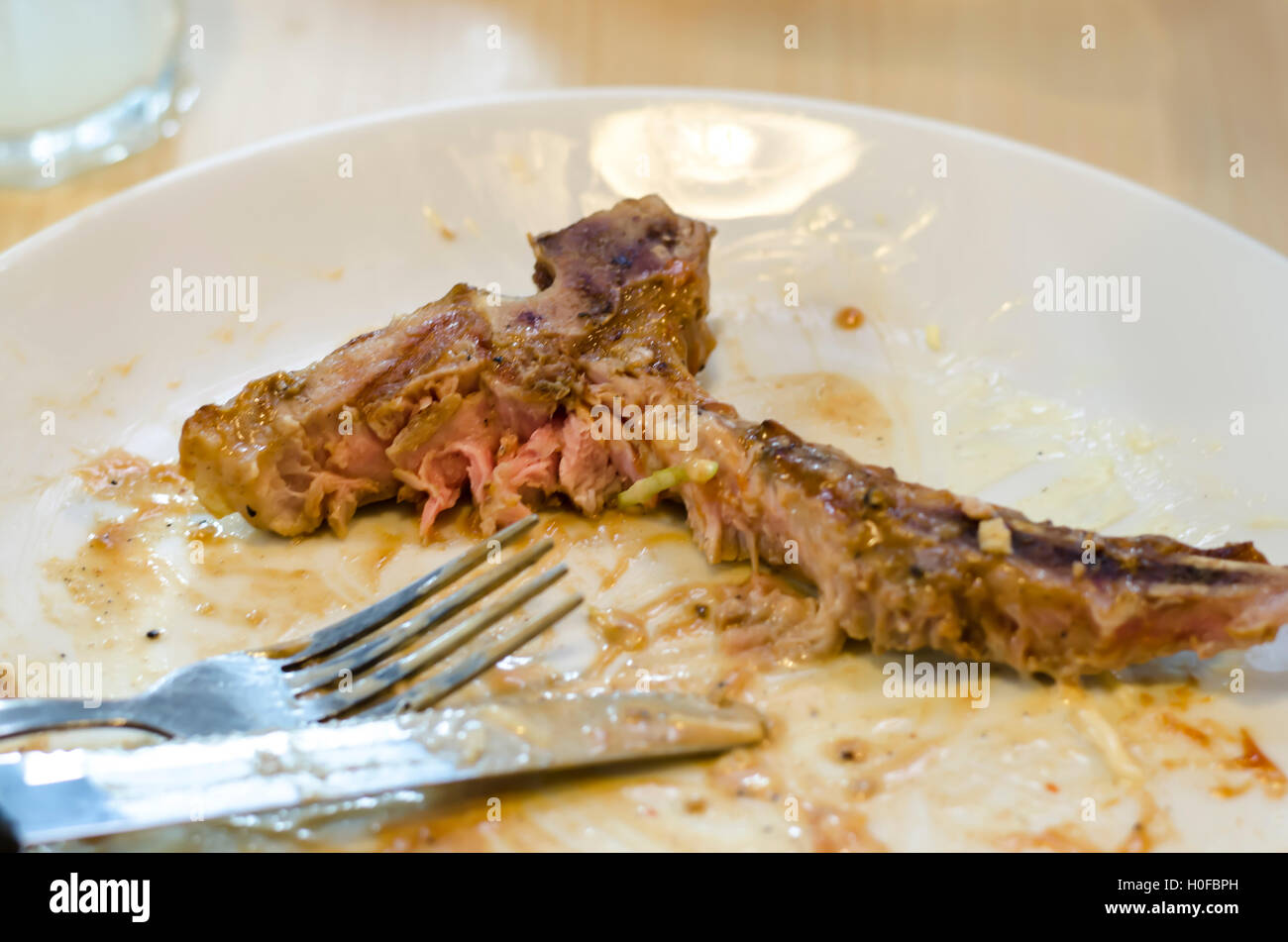 after ate steak Stock Photo - Alamy
