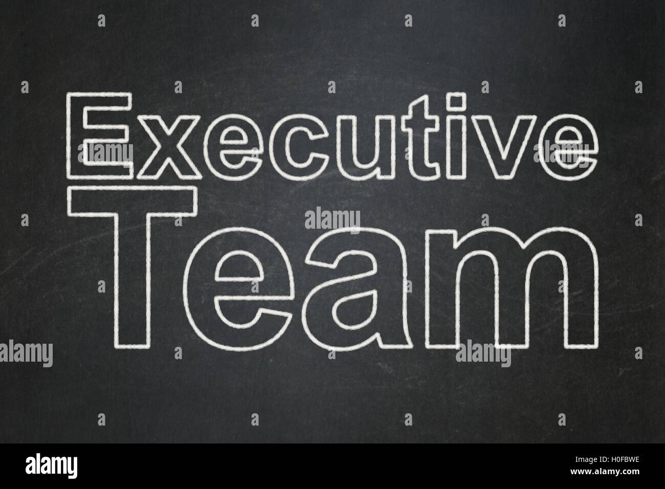 Business concept: Executive Team on chalkboard background Stock Photo ...