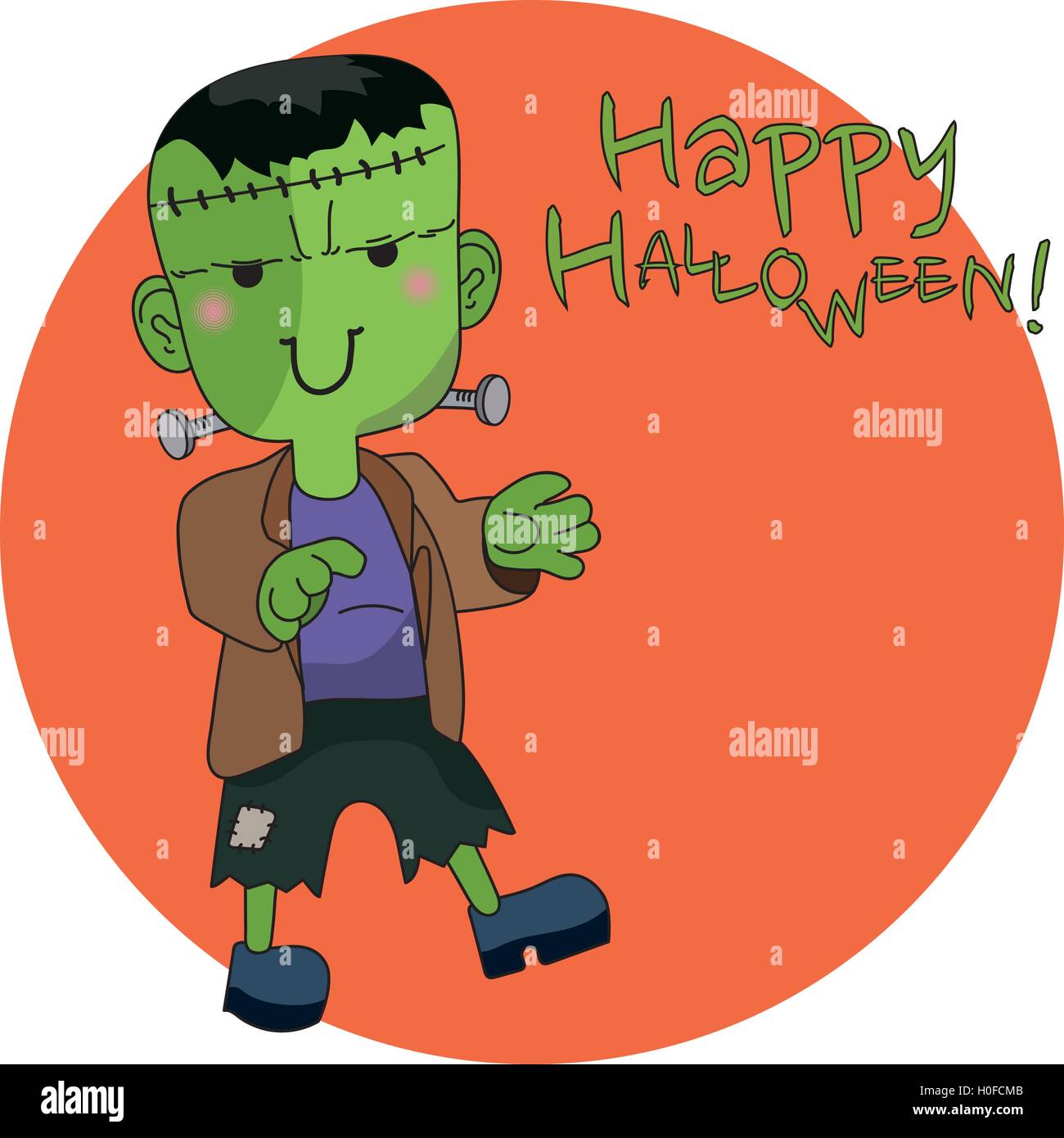 Frankenstein monster cartoon hi-res stock photography and images - Alamy