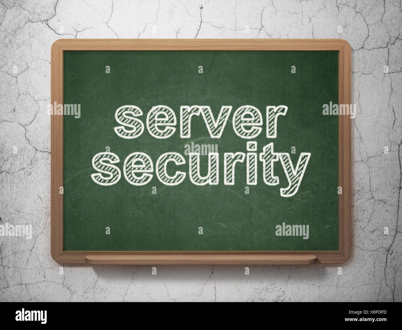 Security concept: Server Security on chalkboard background Stock Photo ...