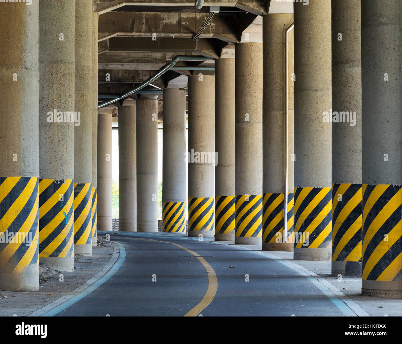 Under the viaduct Stock Photo - Alamy