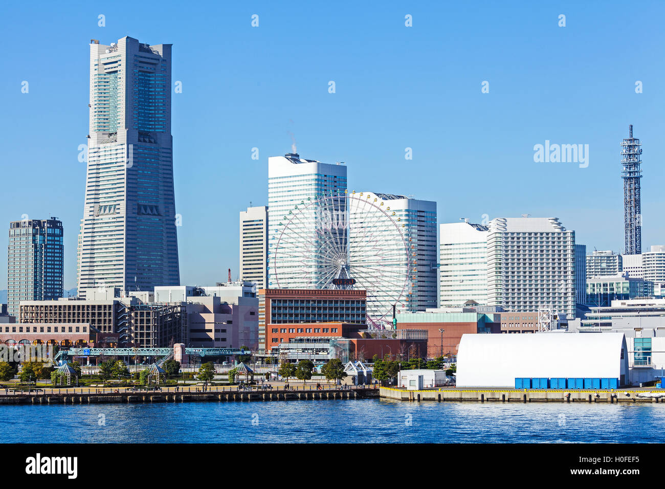 Yokohama skyline in Japan Stock Photo - Alamy