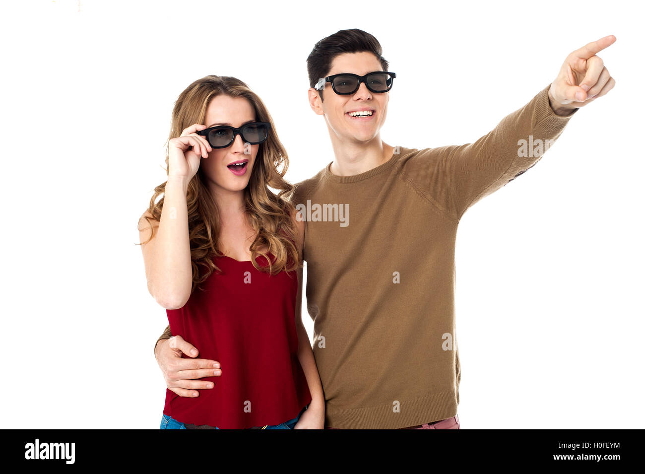 Darling, look at that, it's so cool Stock Photo - Alamy