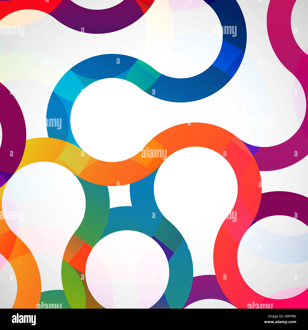 Abstract background with rounded design elements Stock Photo - Alamy
