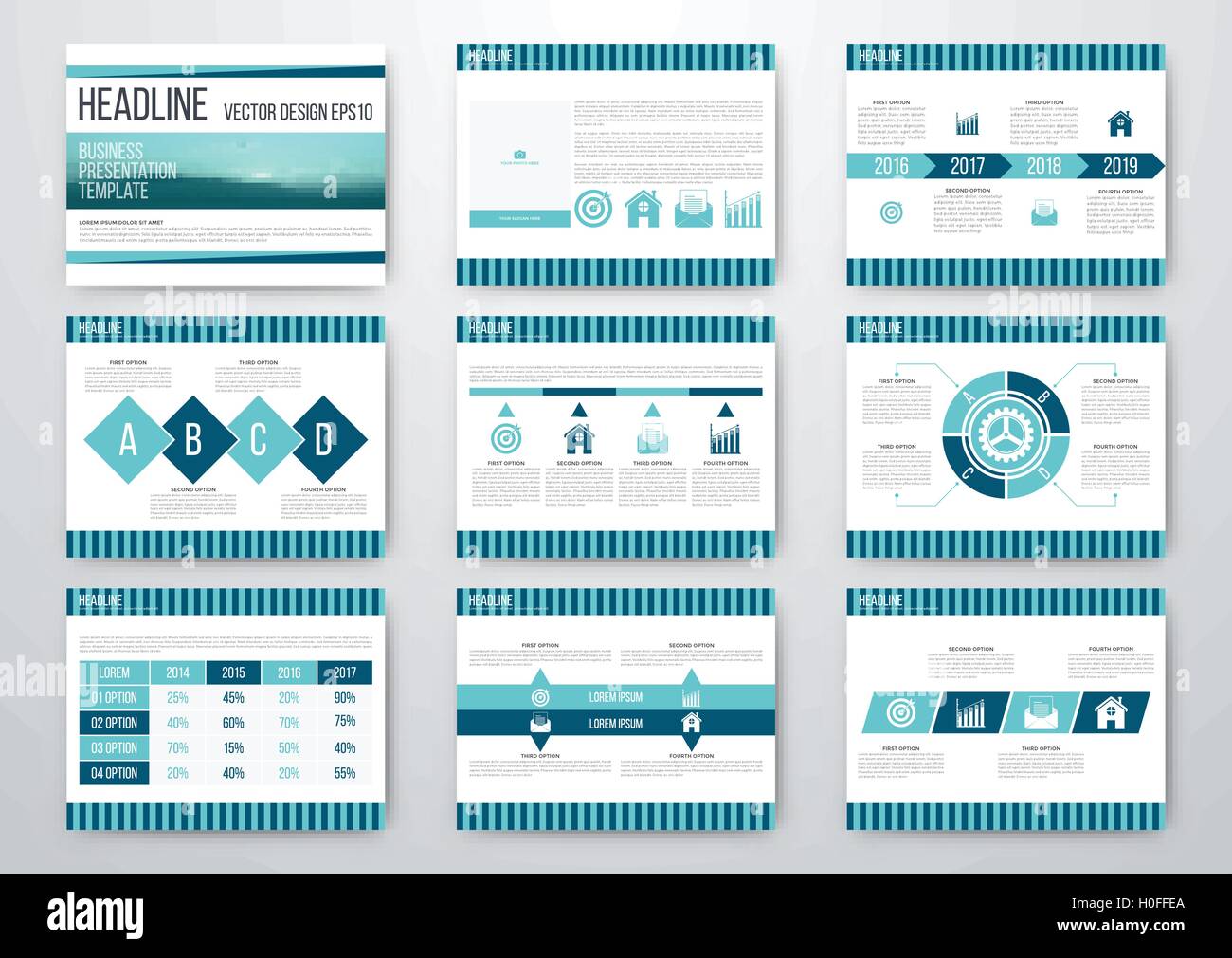 Infographic template magazine annual hi-res stock photography and images - Alamy