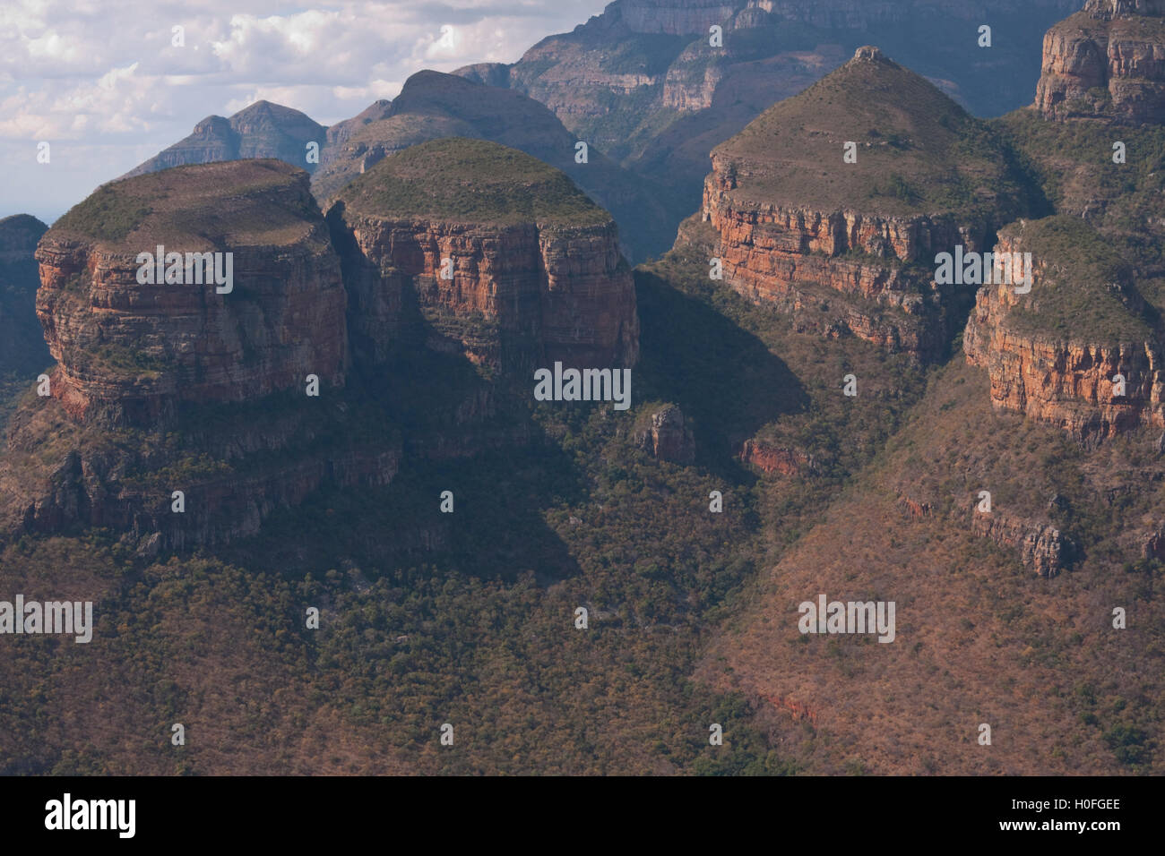 The Three Rondavels Stock Photo - Alamy