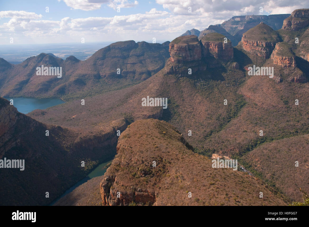 The Three Rondavels Stock Photo - Alamy