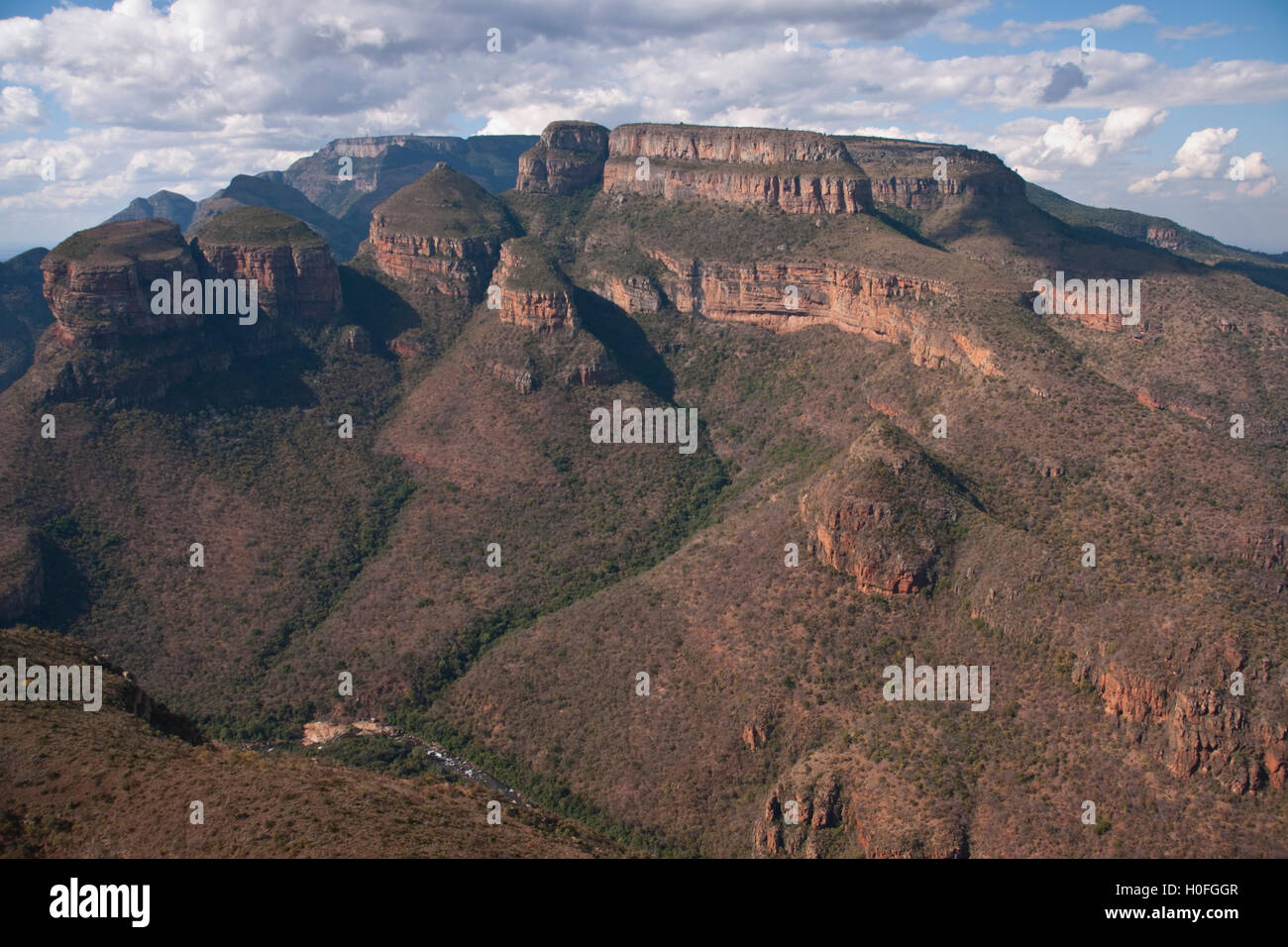 The Three Rondavels Stock Photo - Alamy