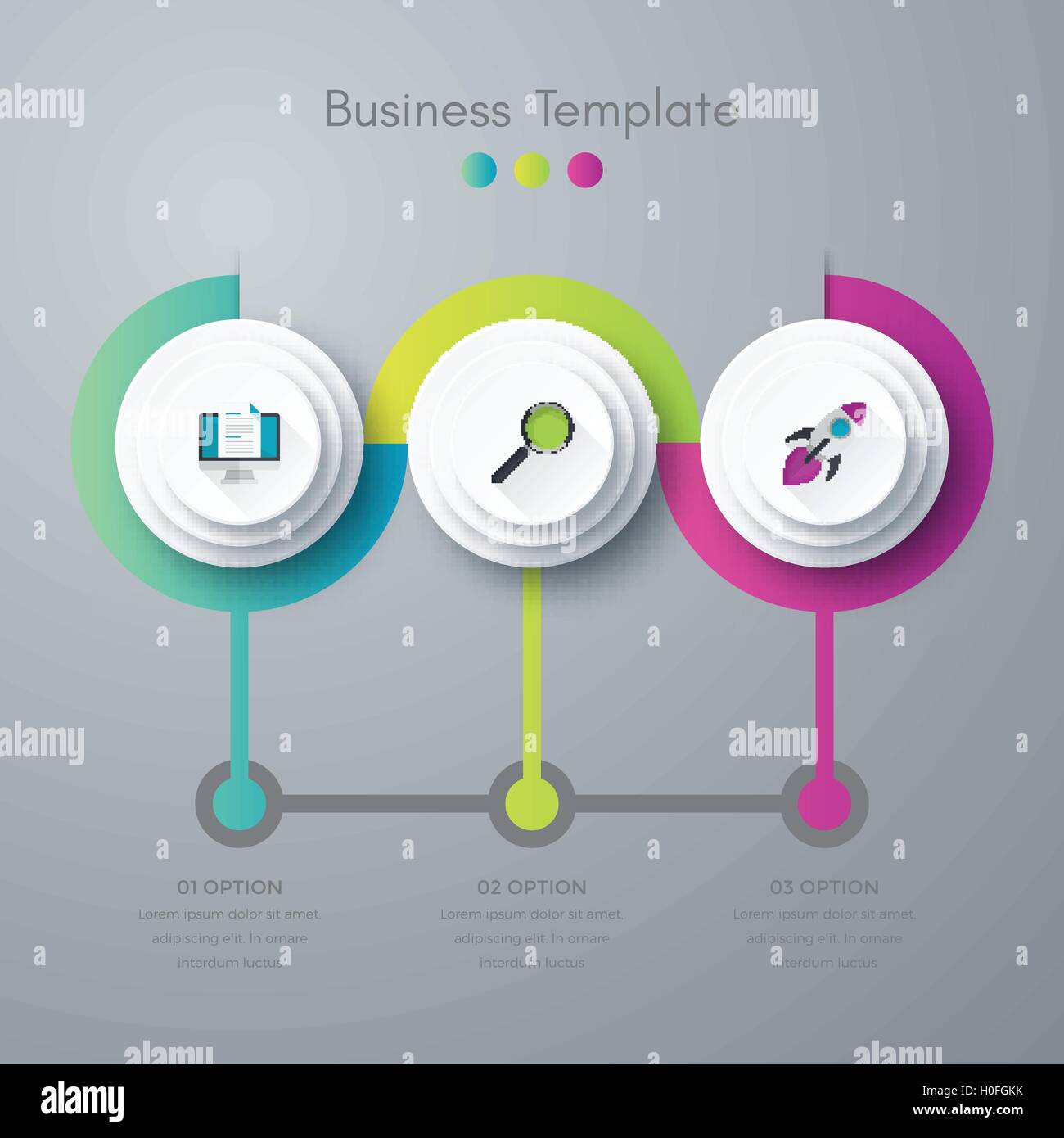 infographics three options Stock Vector Image & Art - Alamy