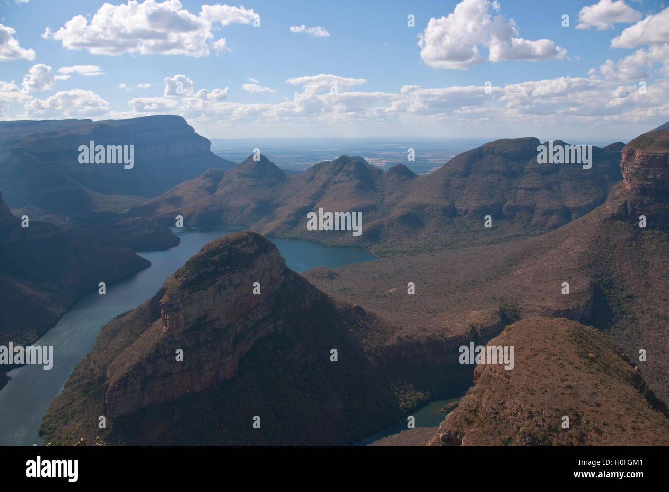 The Three Rondavels Stock Photo - Alamy