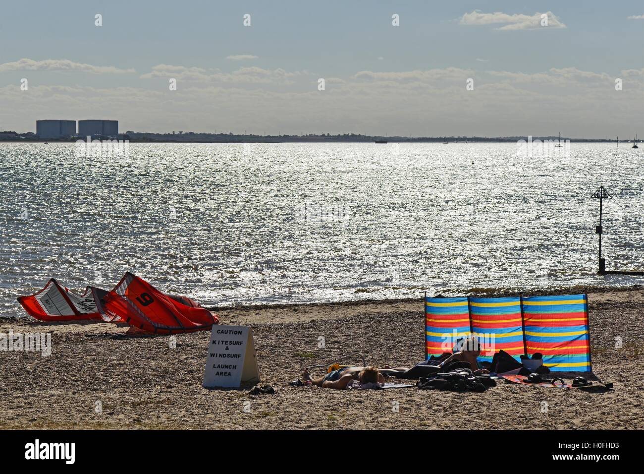Beach - West Mersea Stock Photo - Alamy