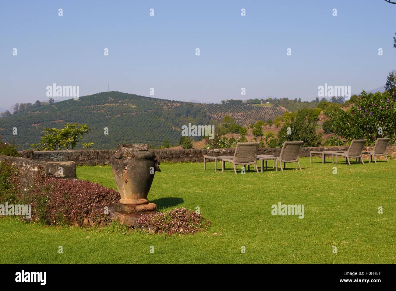 Garden with a View Stock Photo - Alamy