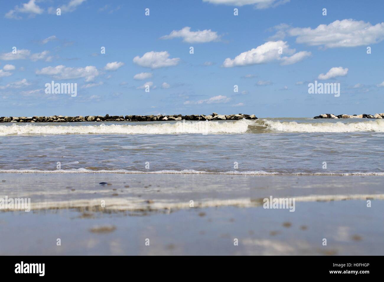 landscape of the Adriatic sea in Italy Stock Photo - Alamy