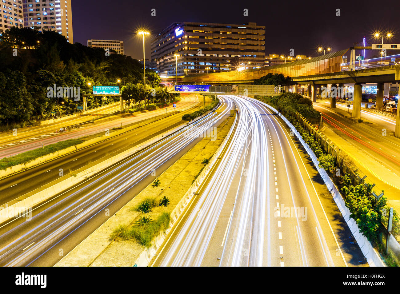 Hong Kong traffic Stock Photo - Alamy