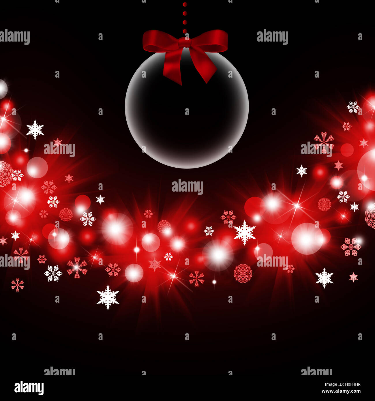 Transparent Christmas decorations Stock Photo - Alamy