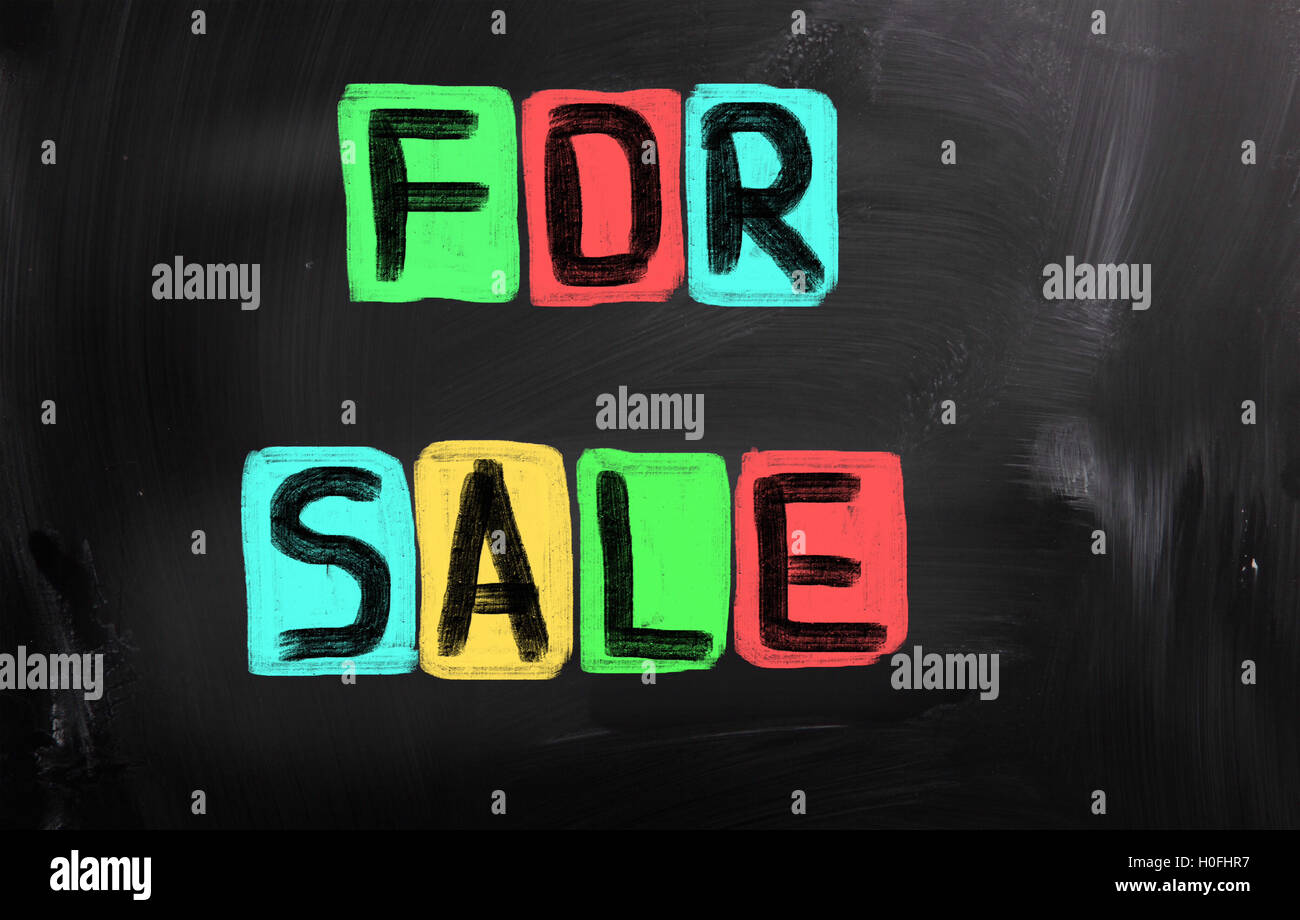 For Sale Concept Stock Photo - Alamy