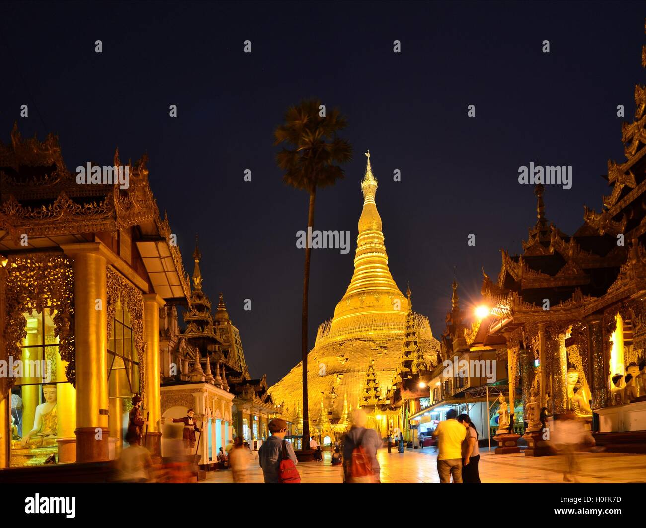 Shwedagon pagoda Myanmar Stock Photo - Alamy
