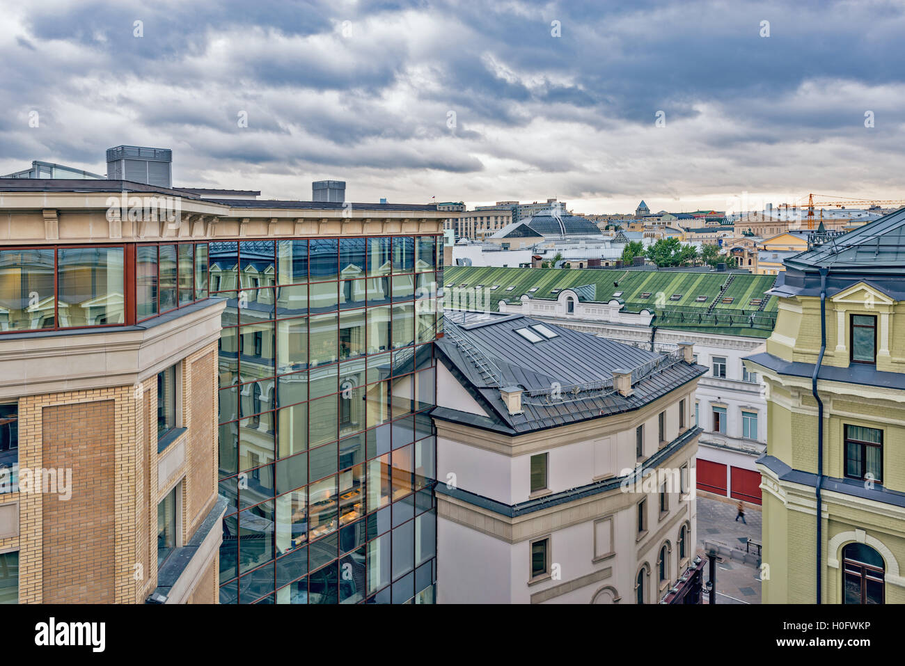 View of the historical city center. Moscow. Russia Stock Photo - Alamy